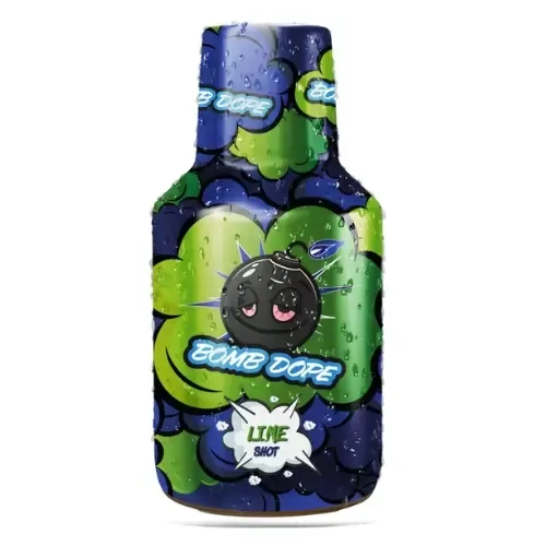 Shot konopny Bomb Dope - Lime - Born To Vape